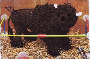 Crocheted and knitted patterns to make doilies, a cowboy hat, farm ...